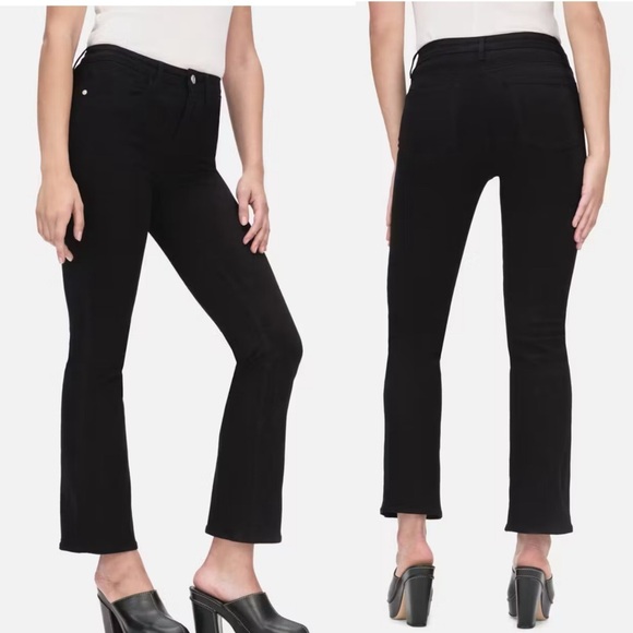 Frame Denim | Jeans | Frame Denim Le Crop Mini Bootin Film Noir | Poshmark